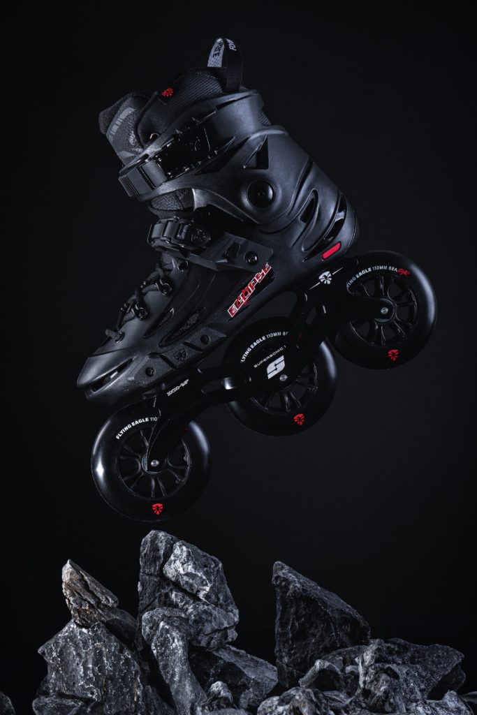 F5T Eclipse Tri Black - Flying Eagle Skates
